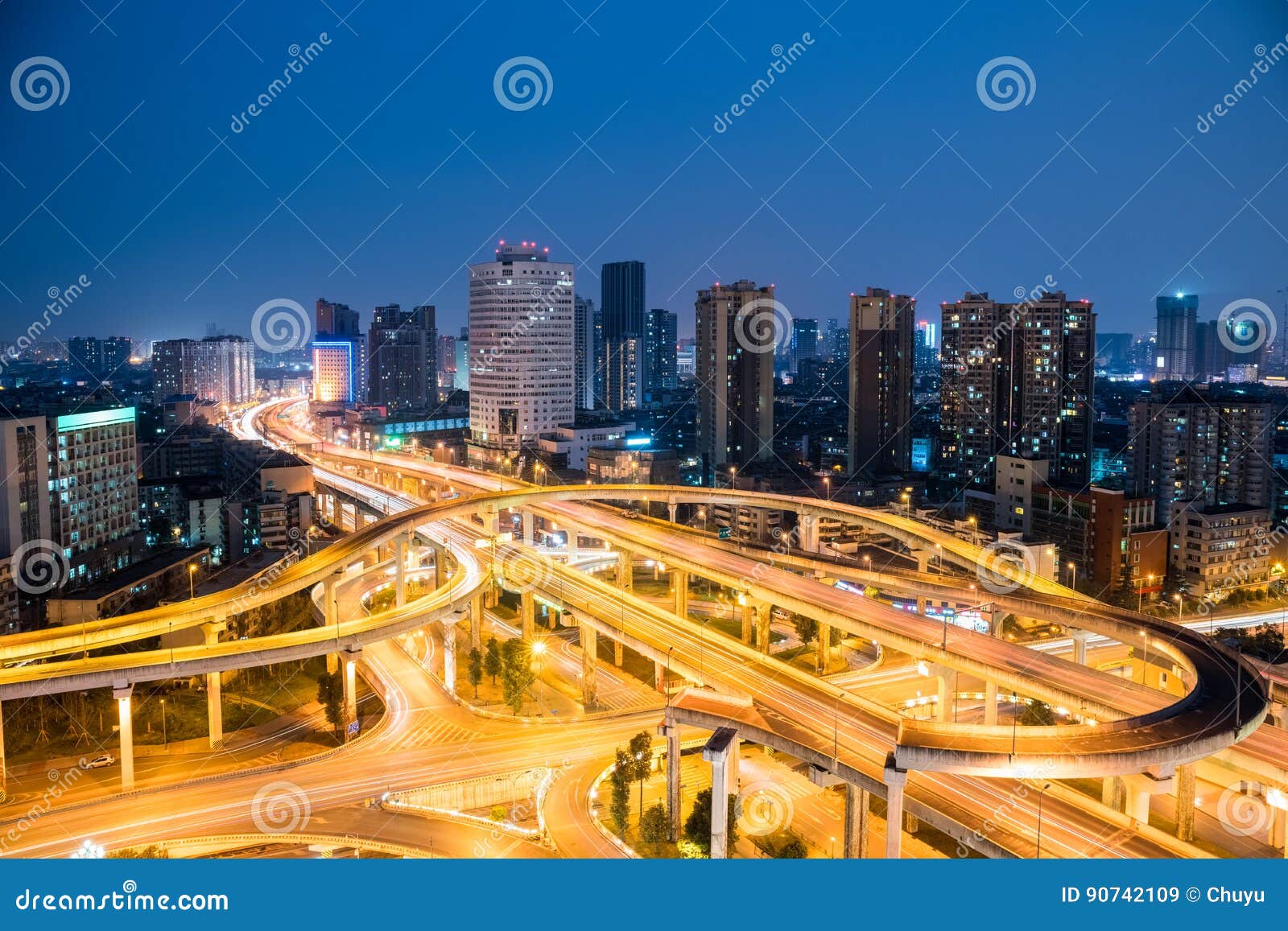 Chengdu At Night Stock Photo | CartoonDealer.com #25845360