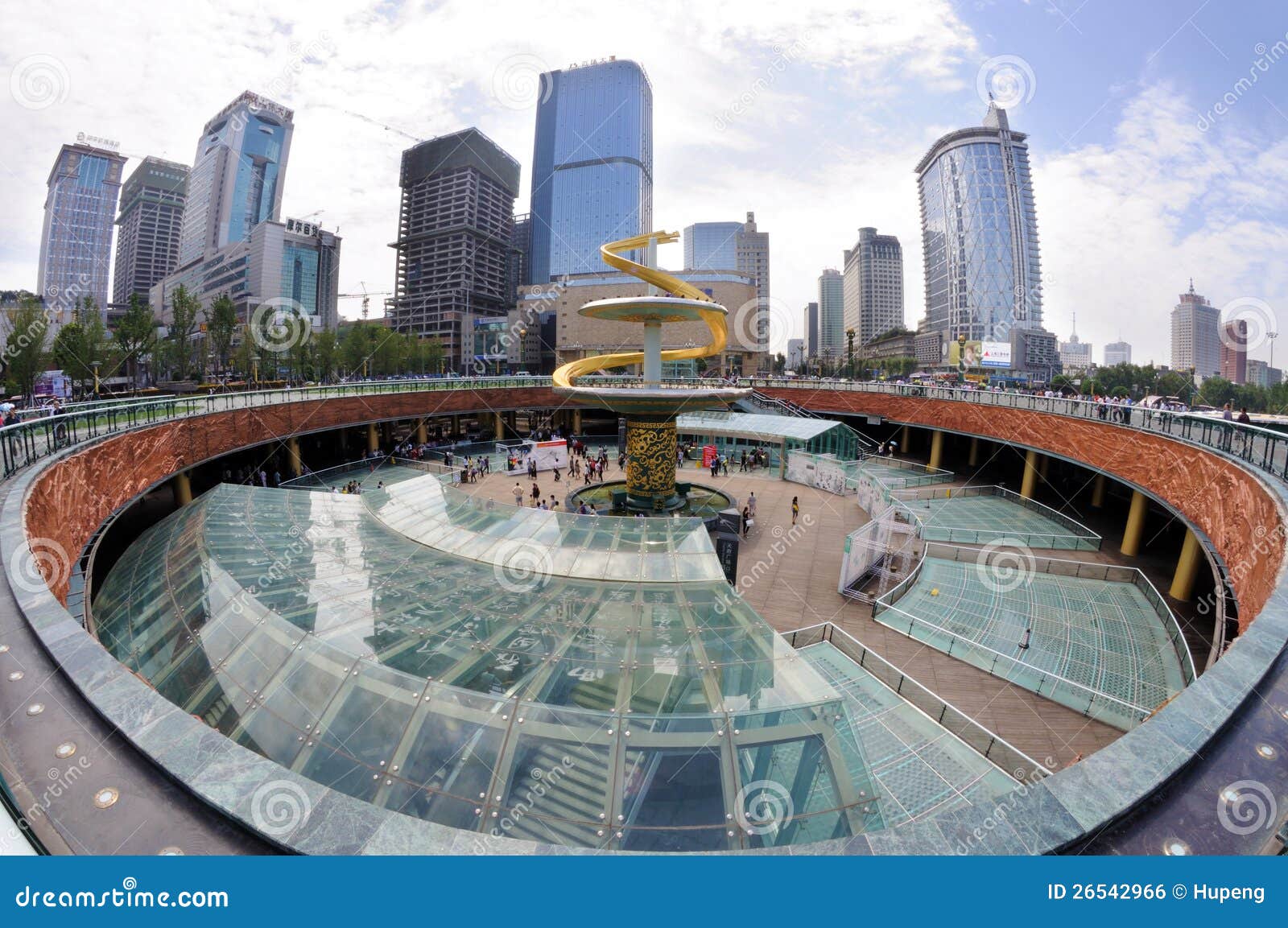 Chengdu tianfu square editorial photo. Image of eastern - 26542966