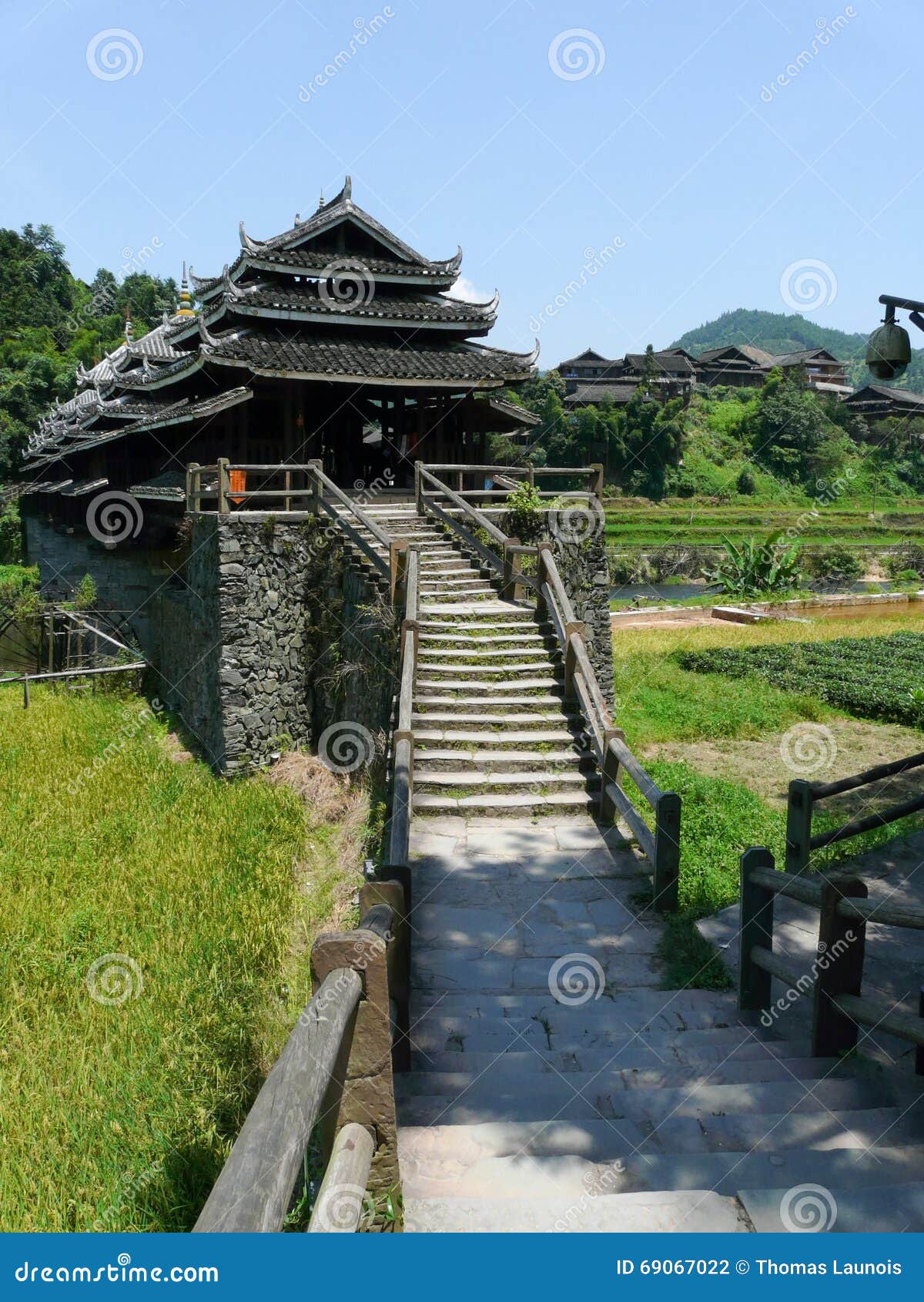 Chengyang Bridge stock photo. Image of fields, chengyang - 69067022