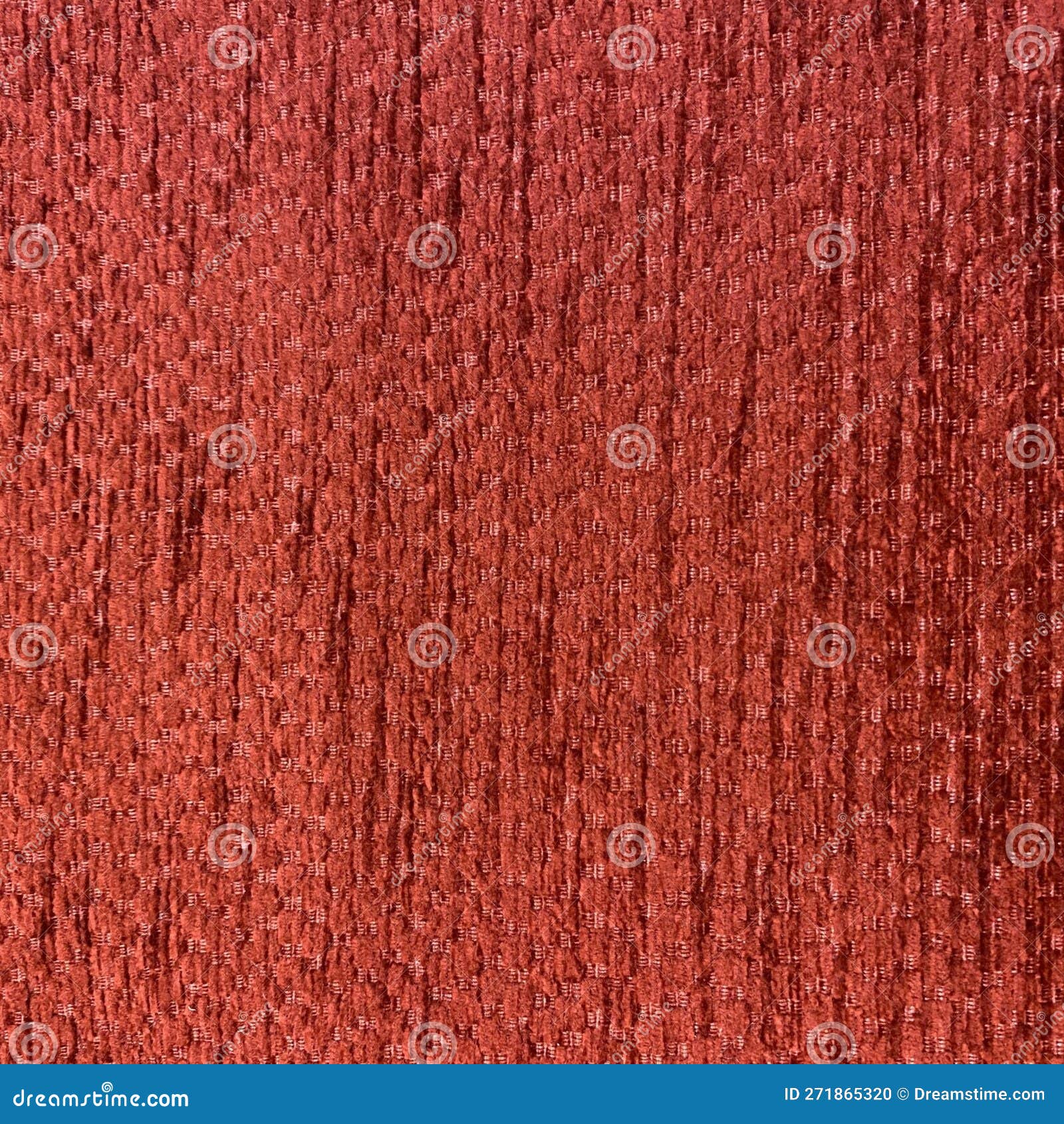 Chenille Upholstery Fabric Texture in Brick Red Stock Photo - Image of ...