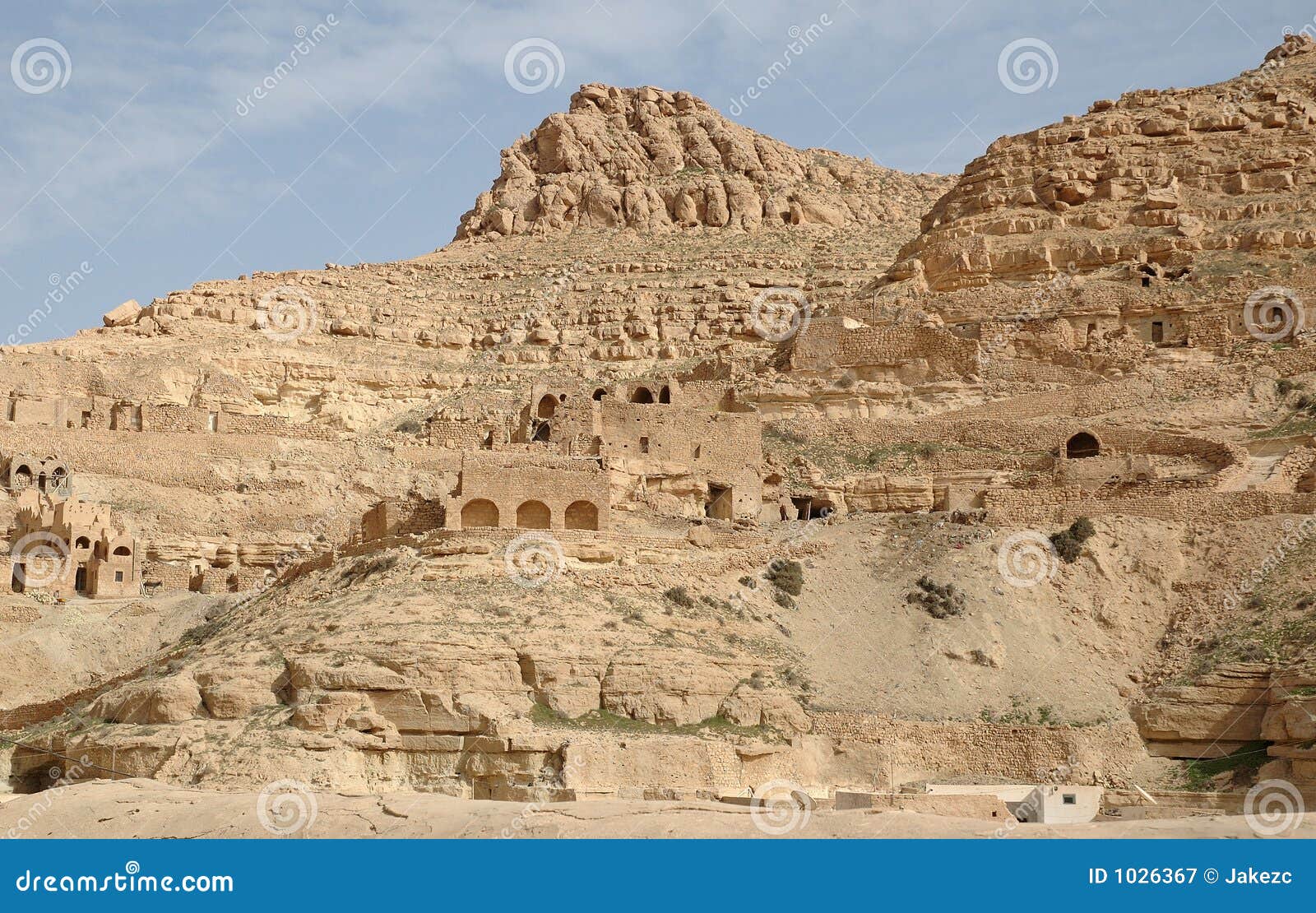 Chenini (Túnez) imagen de archivo. Imagen de atlas, deshabitado - 1026367