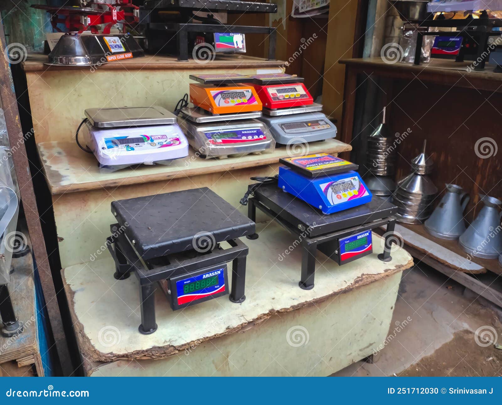 Chennai, India - January 10th 2021: Different Types of Weight Scale ...