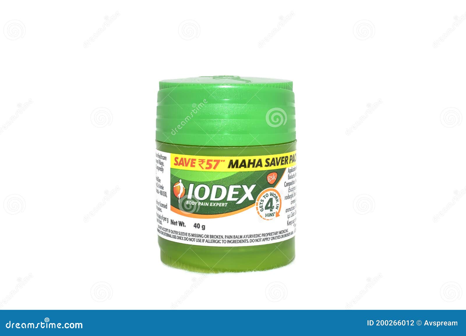 CHENNAI, INDIA - OCTOBER 19, 2020: Iodex Multi Purpose Pain Balm ...