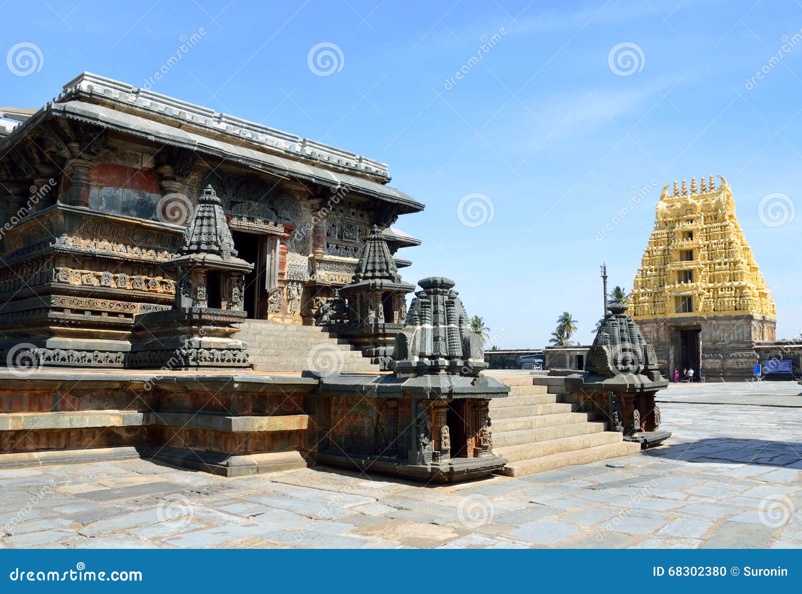 Chennakesava Temple, Also Called Keshava Or Kesava, Isolated On White ...