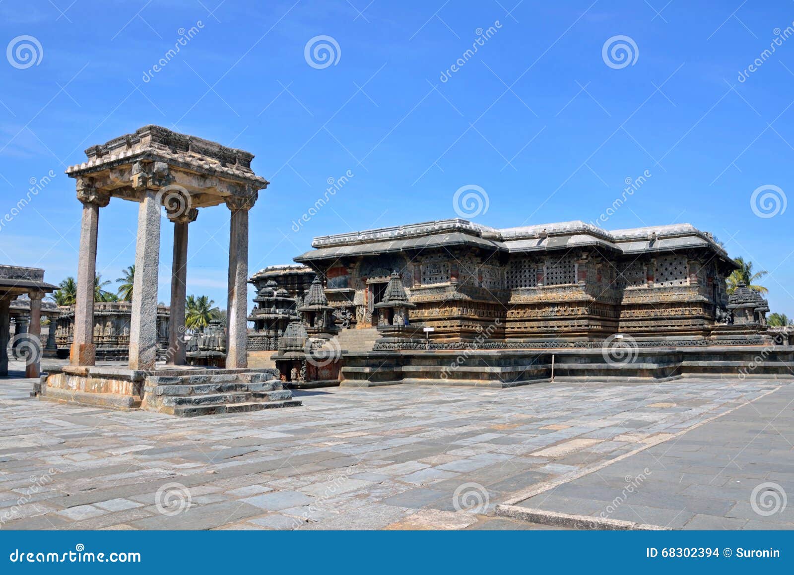 Chennakesava Temple, Also Called Keshava Or Kesava, Isolated On White ...