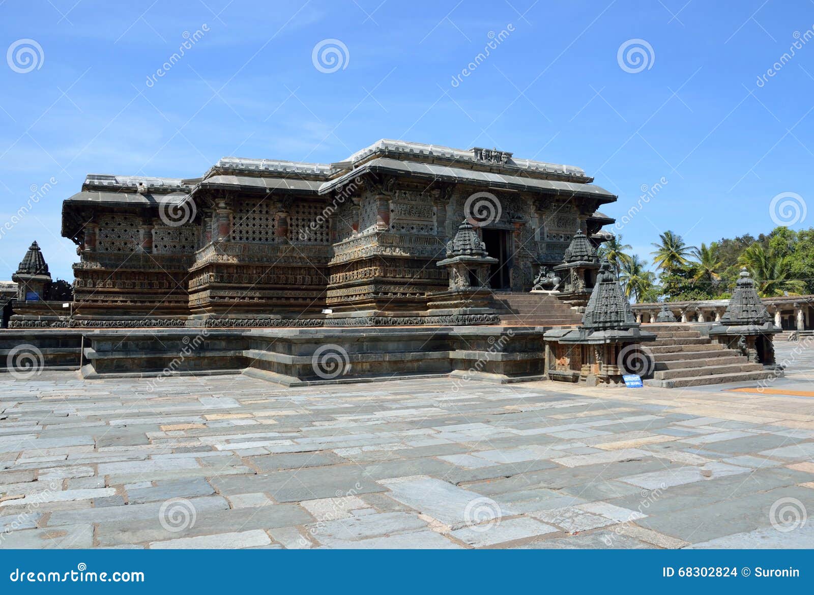 Chennakesava Temple, Also Called Keshava Or Kesava, Isolated On White ...
