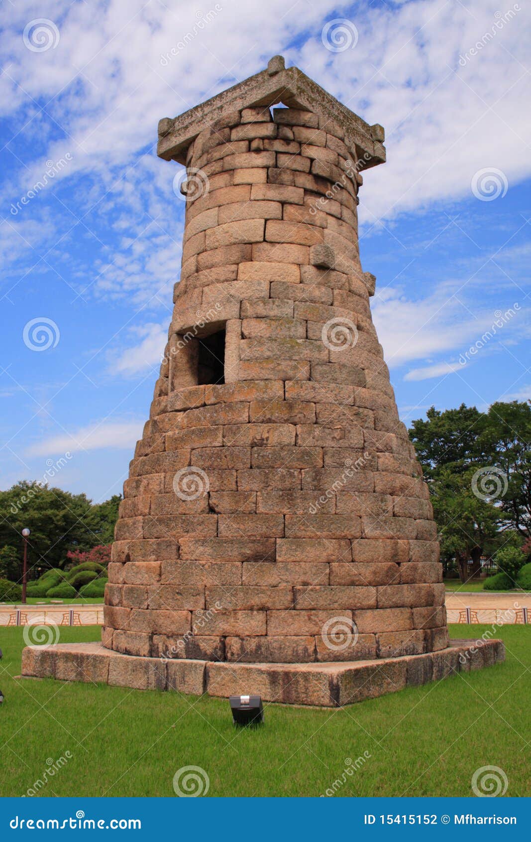 Cheomseongdae Observatory, South Korea Stock Photo - Image of ...