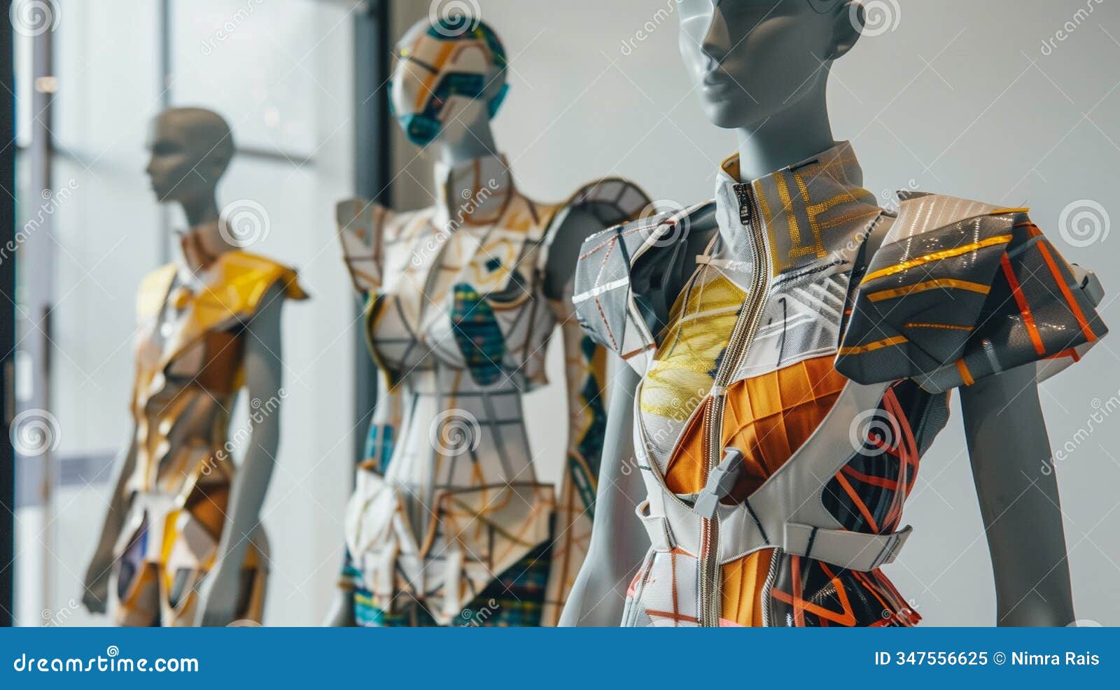 Cheongsam On Dummies Stock Image | CartoonDealer.com #347556625