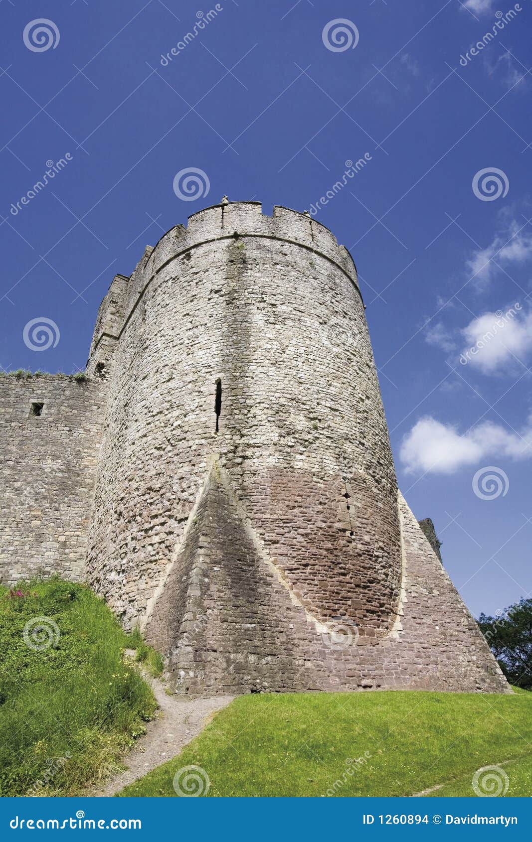 Chepstow Castle Monmouthside Wales Stock Photo - Image of market, wales ...