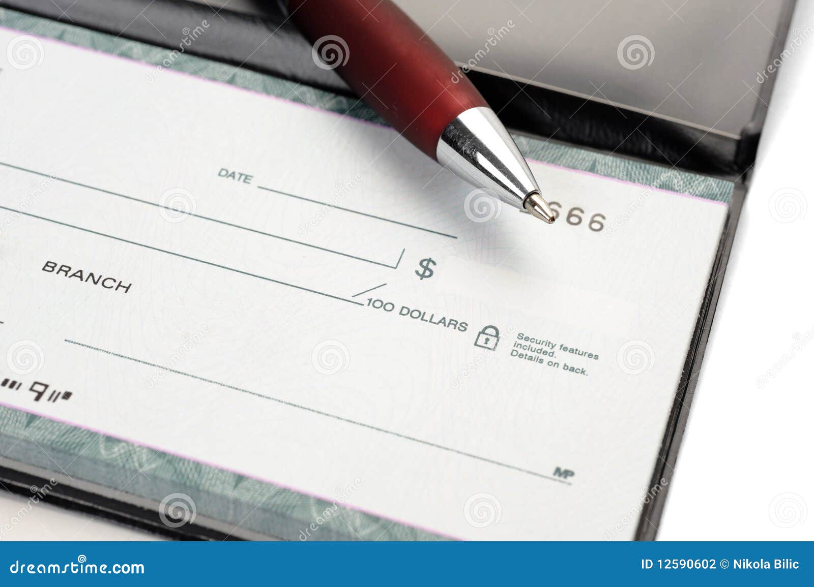 Cheque stock photo. Image of document, business, text - 12590602