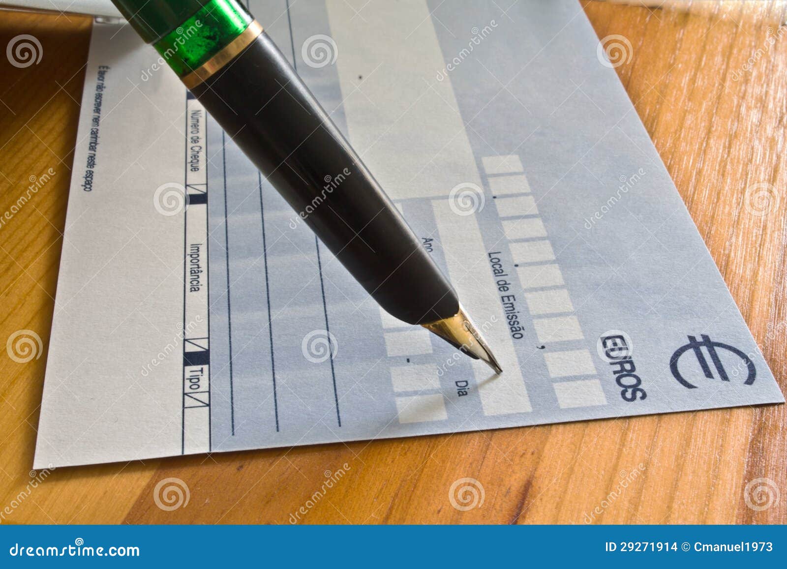Cheque stock photo. Image of account, financial, accountancy - 29271914