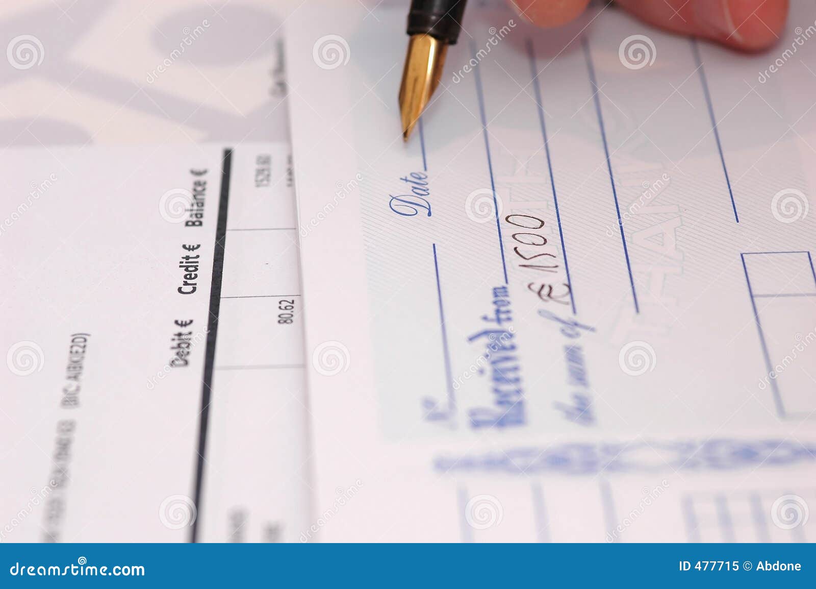 Cheque stock image. Image of check, dollars, bank, draft - 477715