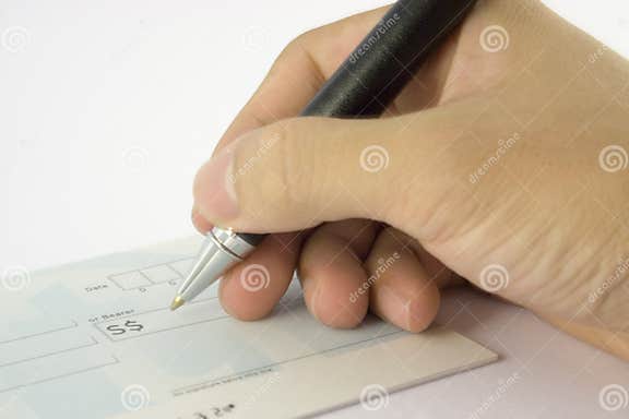 Cheque stock image. Image of writing, money, bearer, payment - 906567