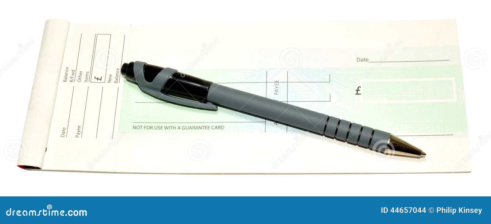 Cheque Book And A Blank Cheque Stock Photo | CartoonDealer.com #50674464