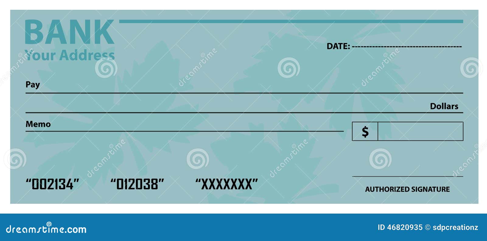 Cheque/chequemalplaatje vector illustratie. Illustration of economie ...