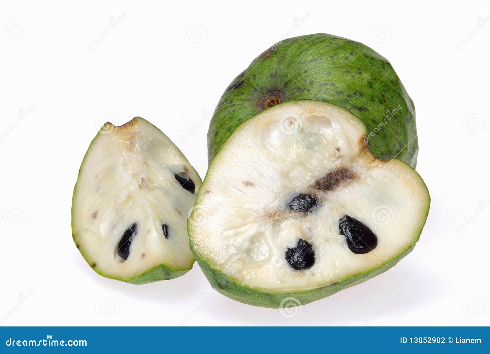 Cherimoya stock photo. Image of isolated, exotic, green - 13052902