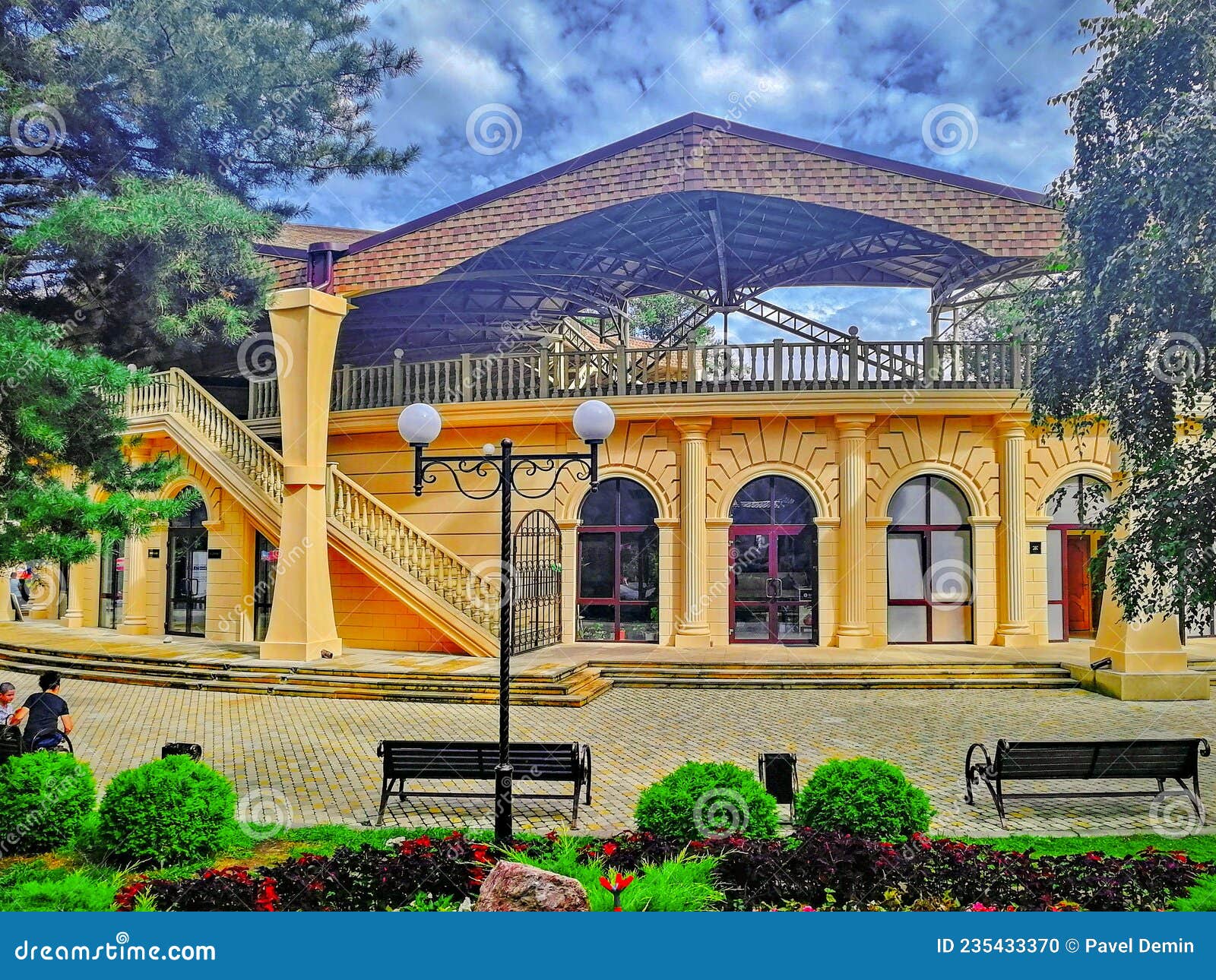 Summer Theater in Cherkessk, Karachay-Cherkessia Editorial Image ...