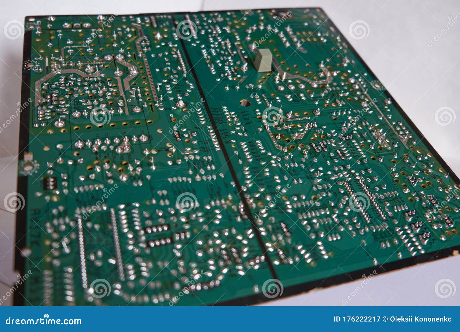 Old computer circuit board stock image. Image of industry - 176222217
