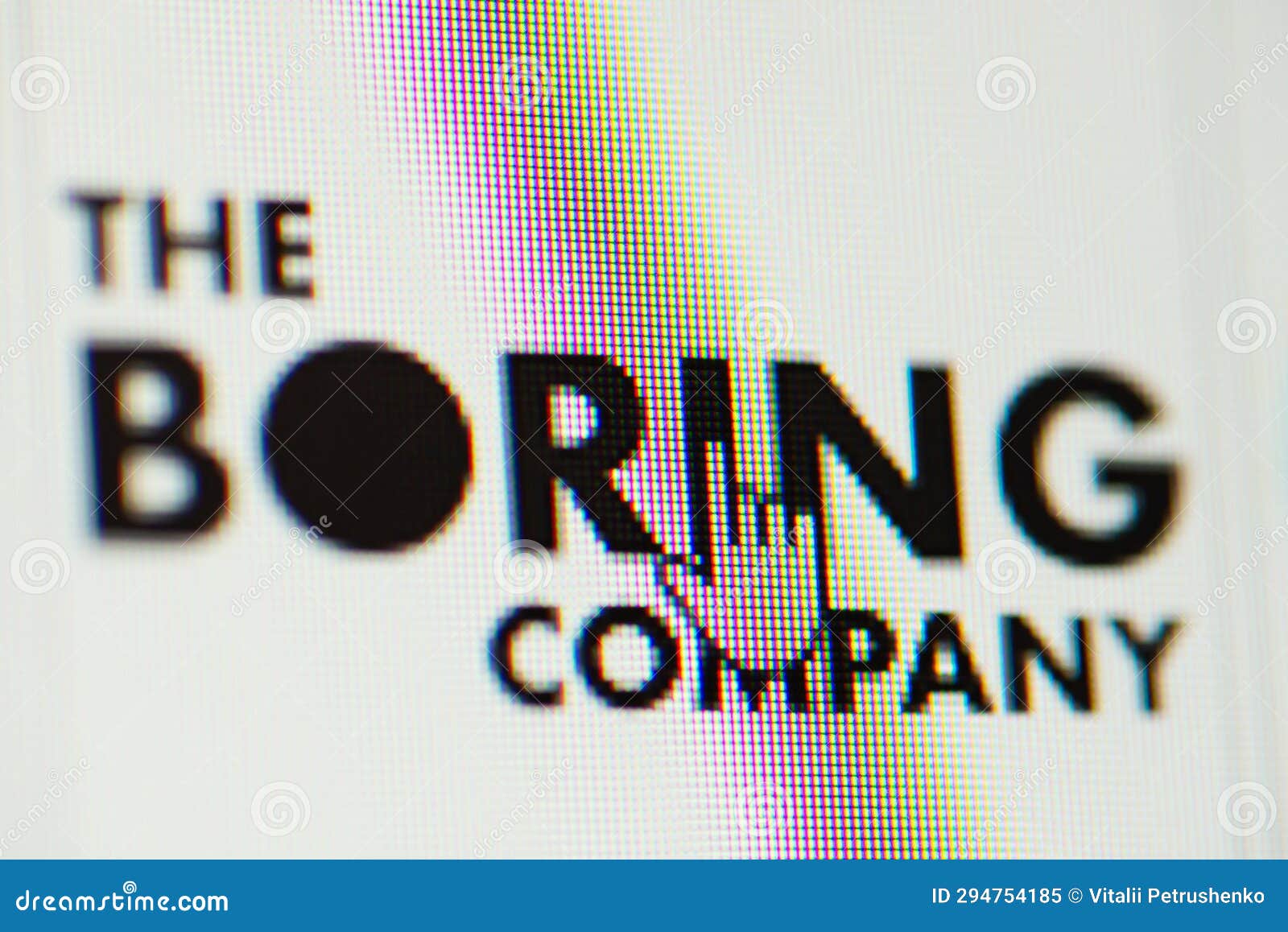 Chernihiv, Ukraine - January 12, 2022: Logo of the Boring Company on ...