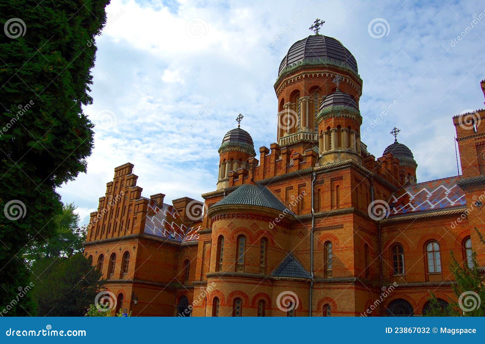 Chernivtsi National University Building Stock Photo - Image of college ...