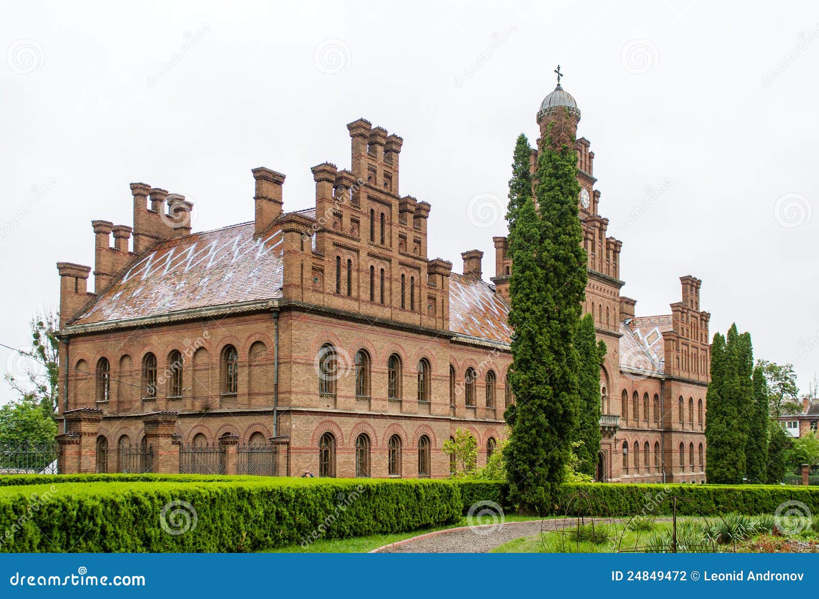 Chernivtsi National University Building Stock Photo - Image of ...