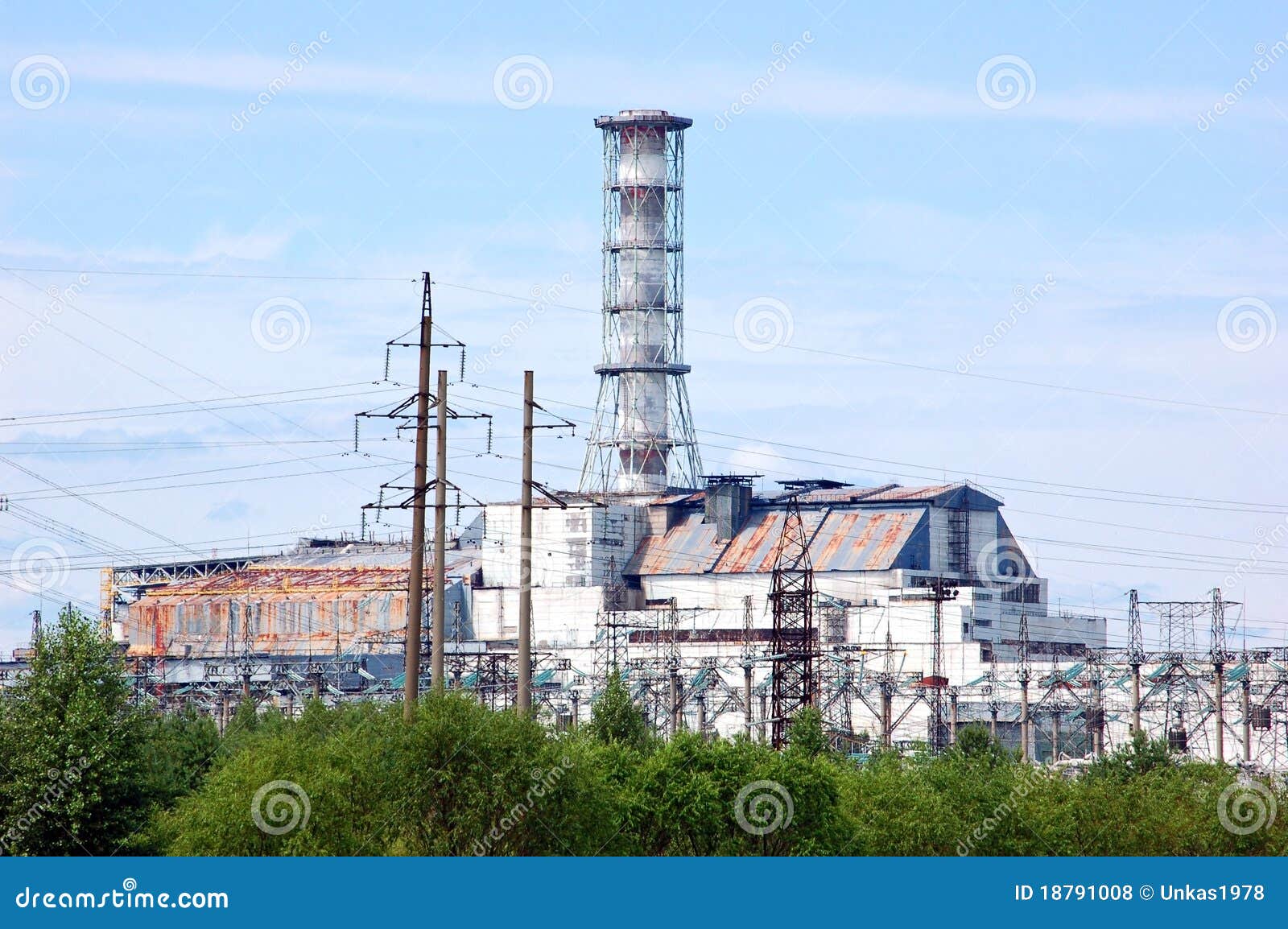Chernobyl Atomic Power Station Stock Photo - Image of fuel, famous ...