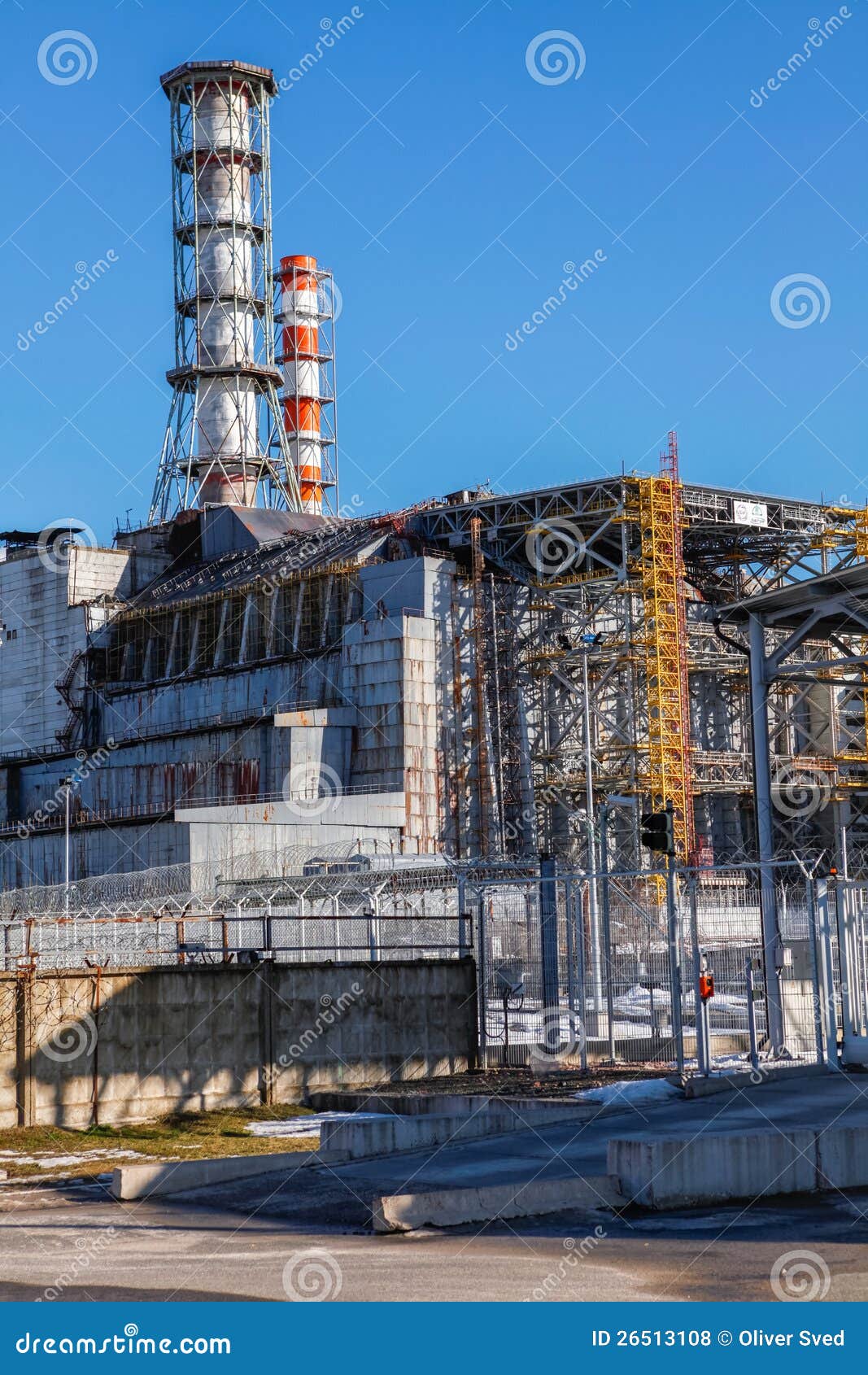 The Chernobyl Nuclear Power Plant Stock Photo - Image of ecological ...