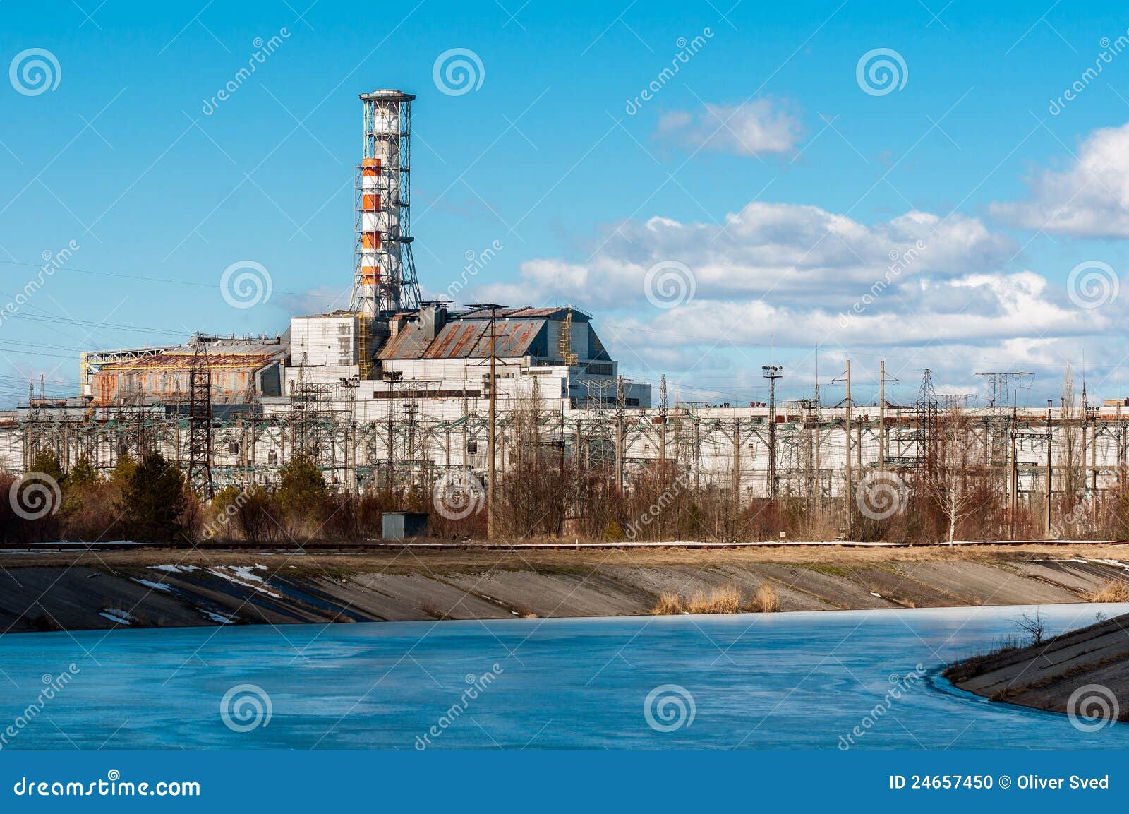 The Chernobyl Nuclear Power Plant at March, 2012 Stock Photo - Image of ...