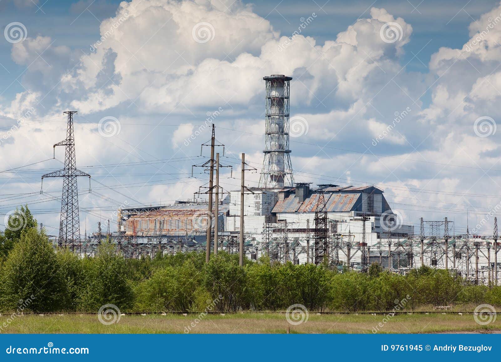 Chernobyl power plant stock image. Image of cooling, industry - 9761945
