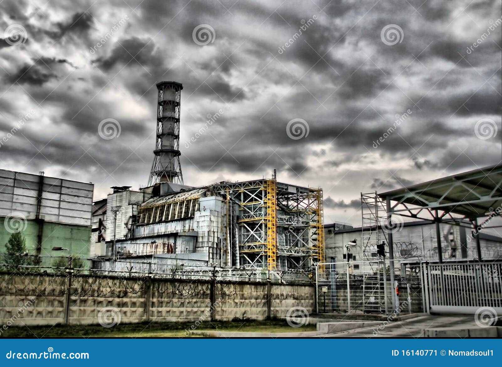 Chernobyl Power Station Stock Image - Image: 16140771