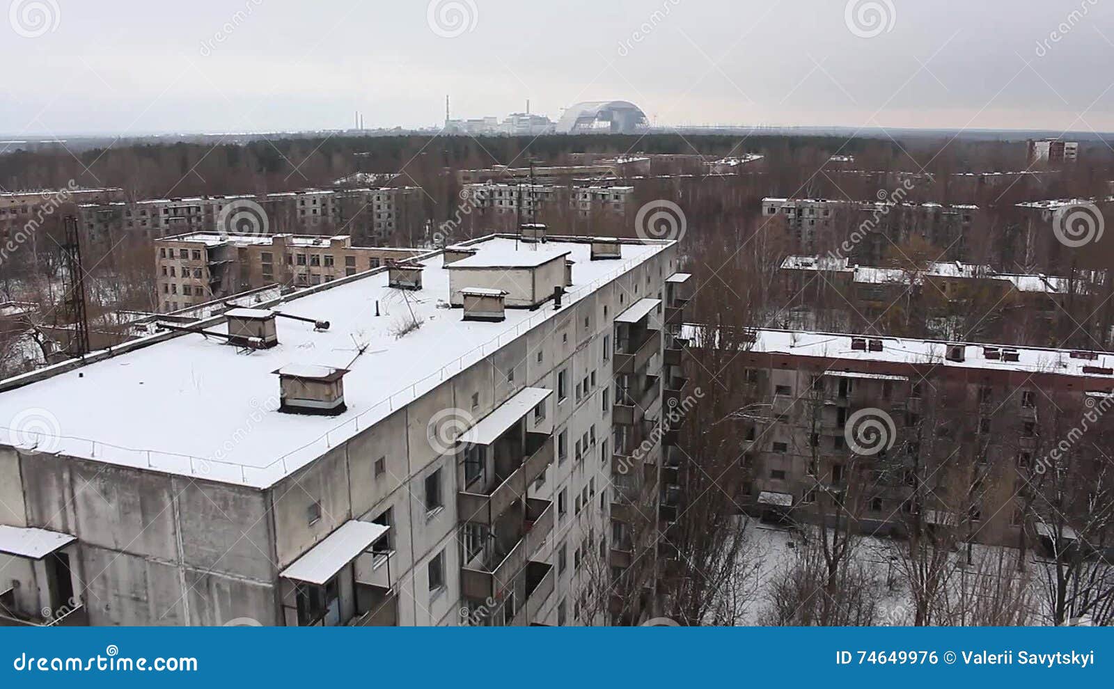 Chernobyl, Pripyat, Reactor. Winter. 2014 Stock Footage - Video of ...