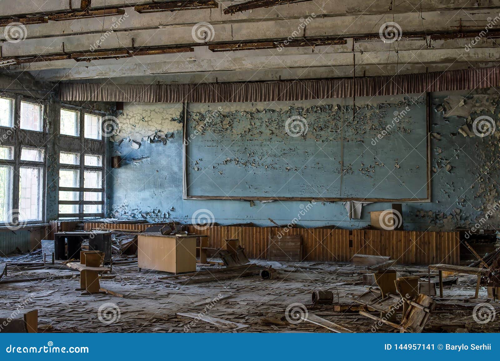 Chernobyl, Ukraine. Inside Abandoned Town of Pripyat Left after the ...