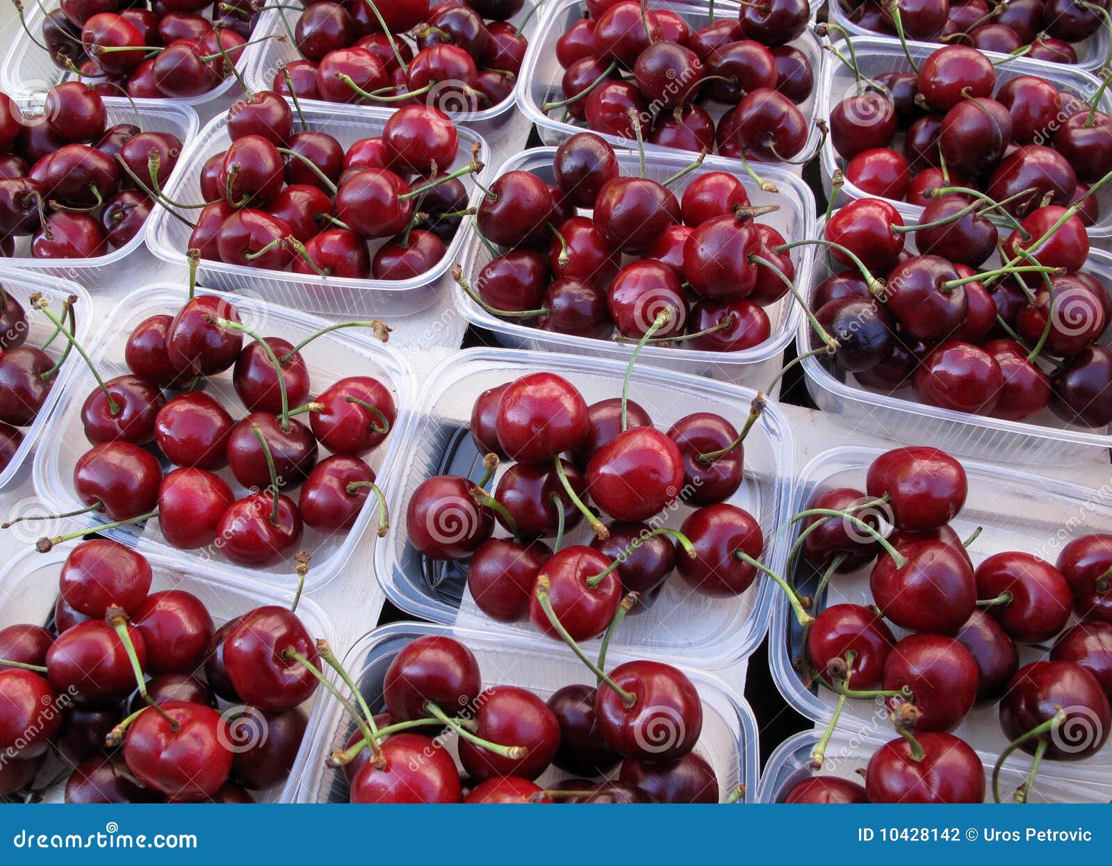 Cherries stock photo. Image of full, cherry, frame, refreshing - 10428142