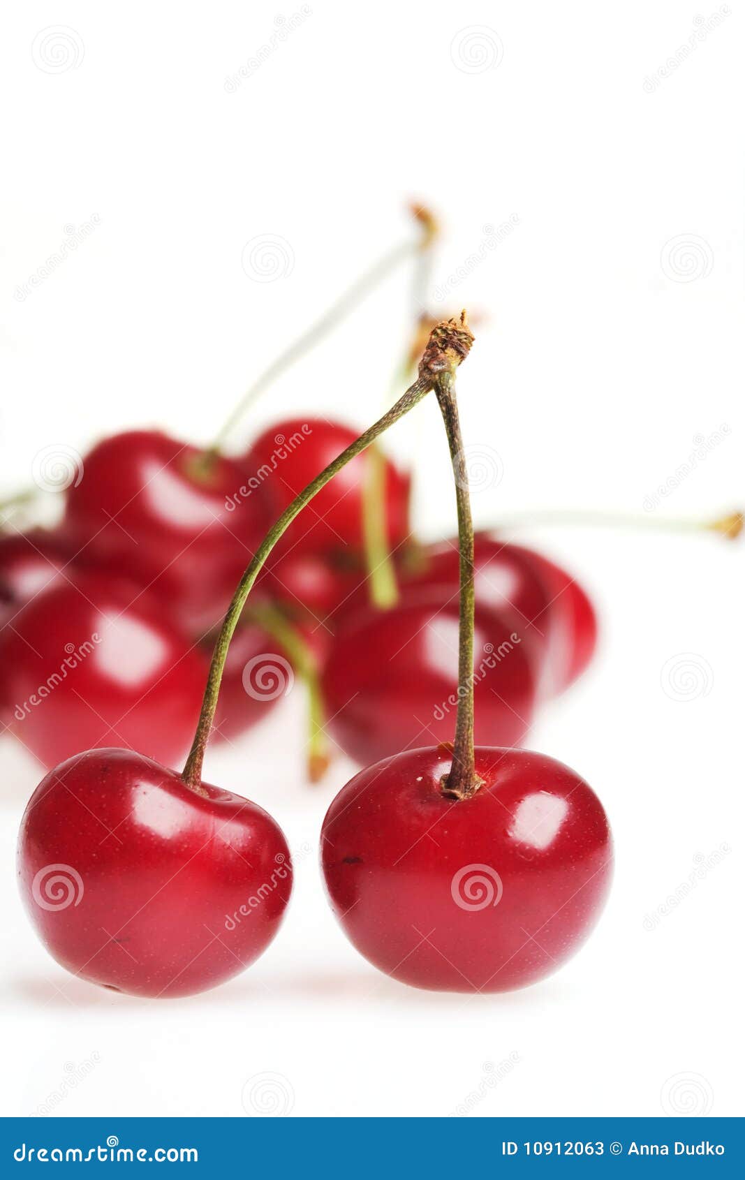 Cherries stock image. Image of reflection, macro, good - 10912063