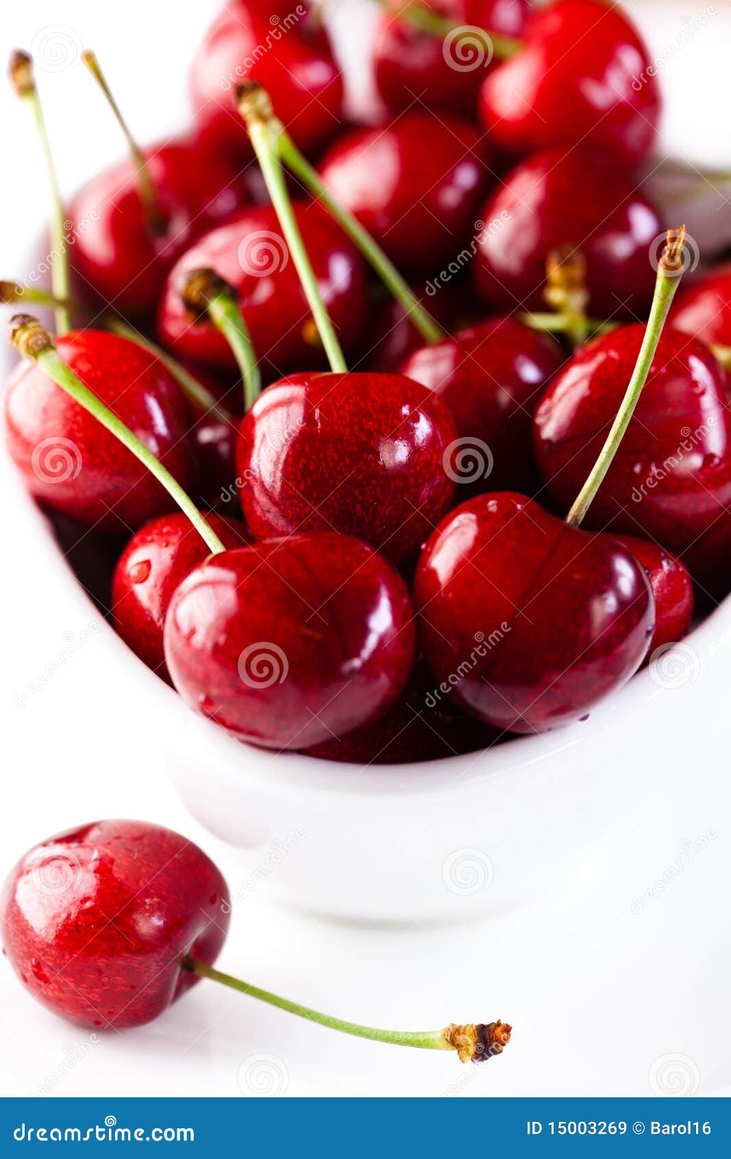 Cherries stock image. Image of fruits, food, eating, close - 15003269