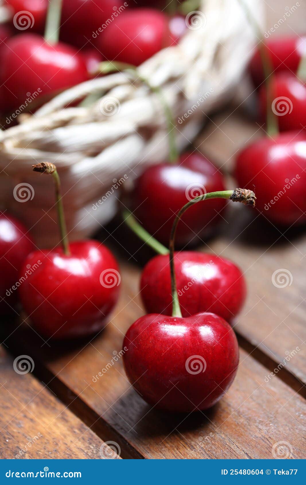 Cherries in a bag 2 stock photo. Image of refreshment - 25480604