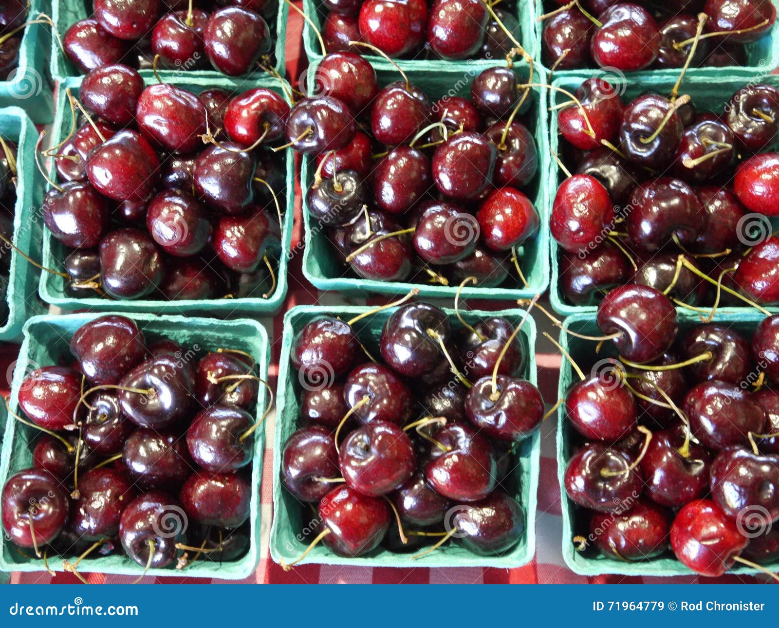 Cherries stock image. Image of produce, fruit, farming - 71964779