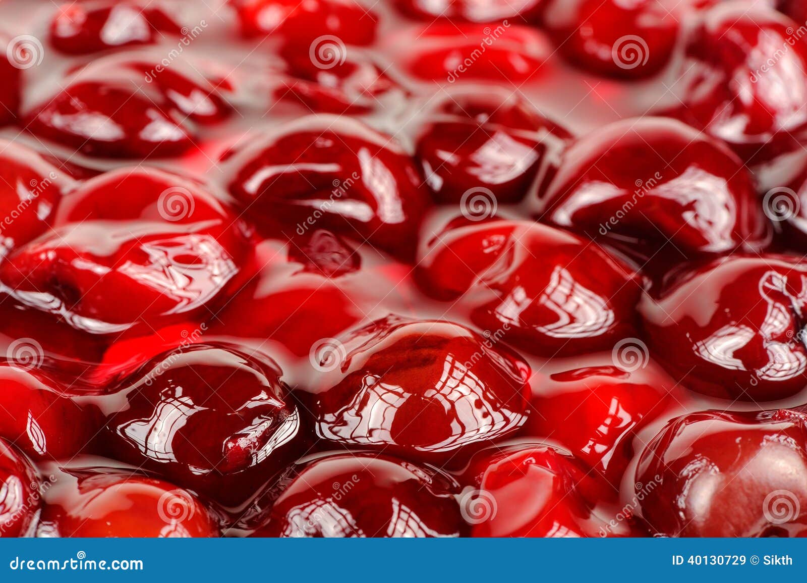 Cherries in Jelly stock image. Image of recipe, delicious - 40130729