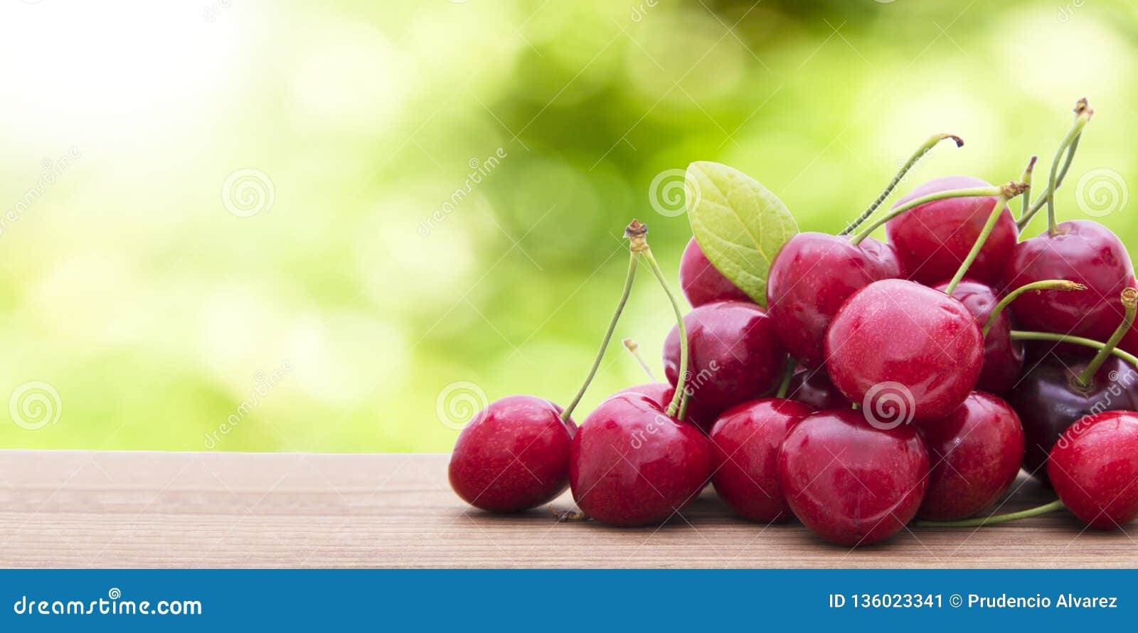 Cherries on a natural stock image. Image of healthy - 136023341