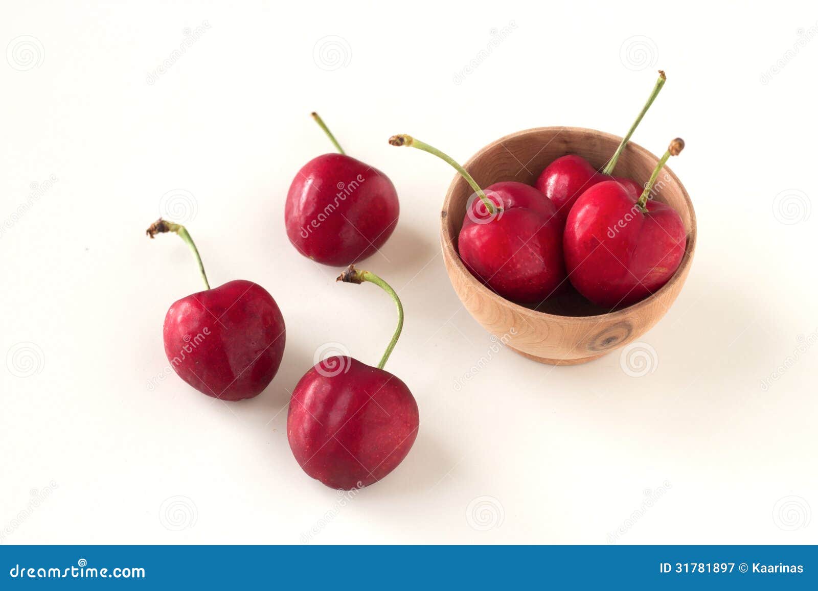 Cherries stock image. Image of group, heap, wood, food - 31781897