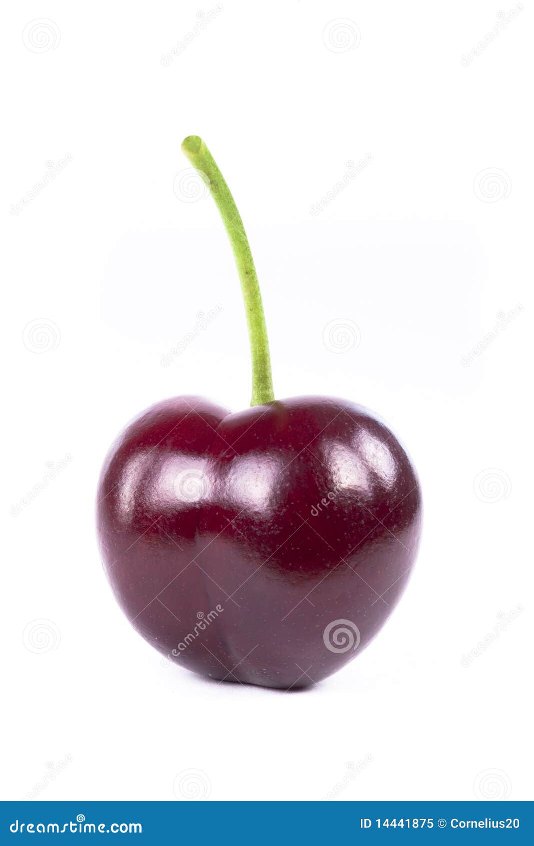 Cherry stock image. Image of ruby, berry, fruit, stem - 14441875