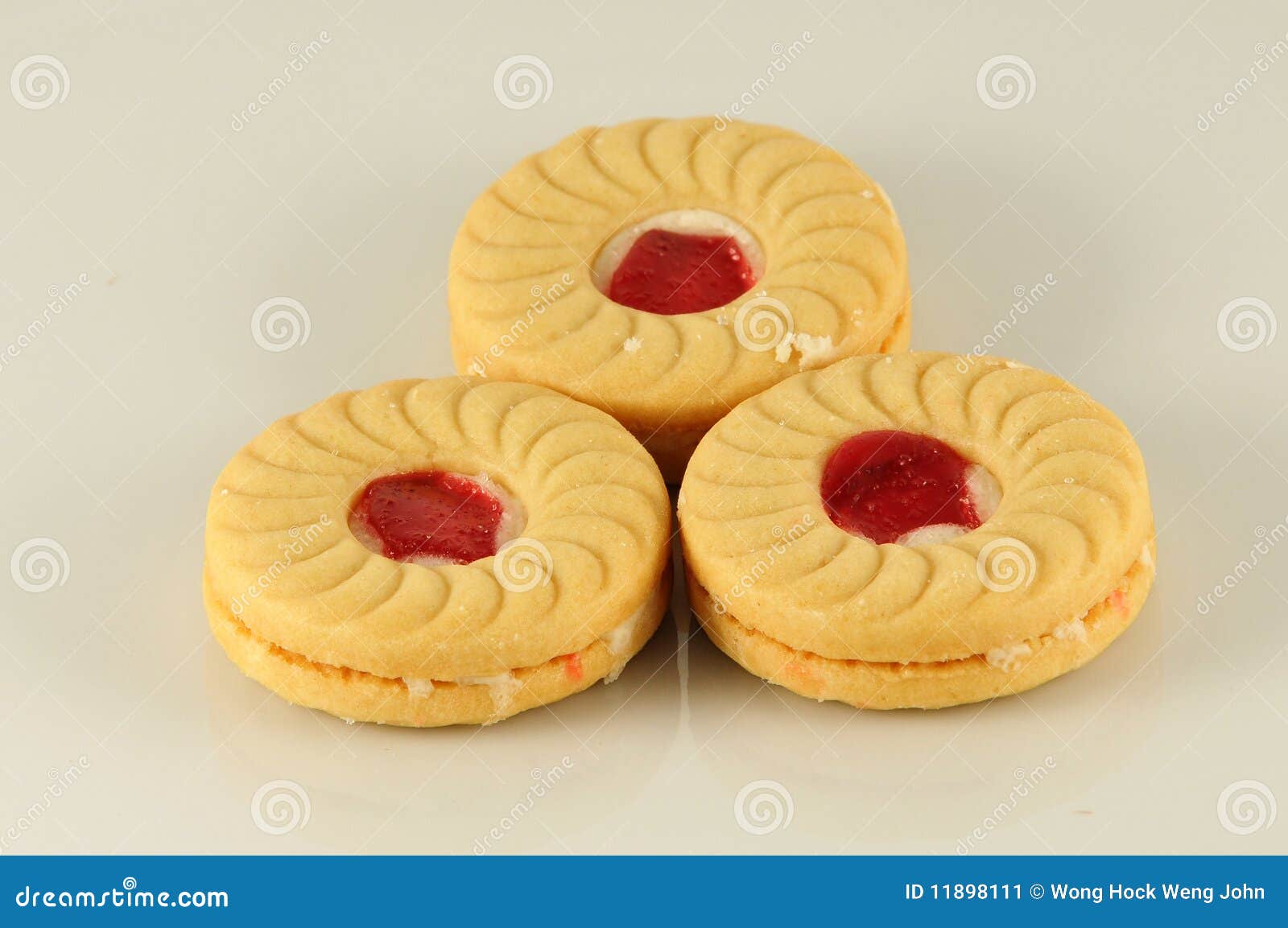 Cherry Biscuit on the Table Stock Image - Image of seasonal, food: 11898111