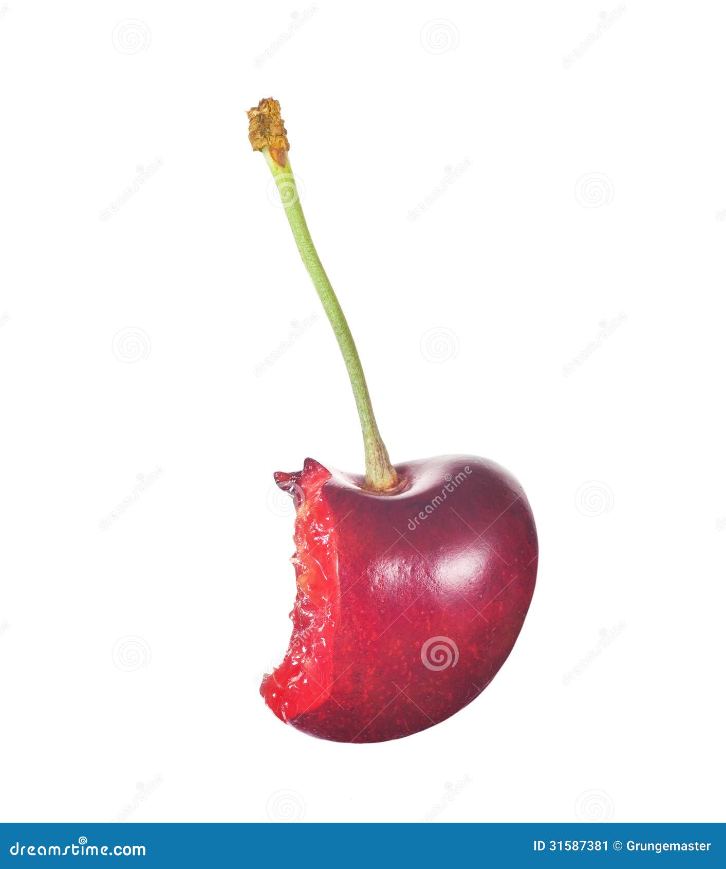 Cherry Bite Of Stock Image - Image: 31587381