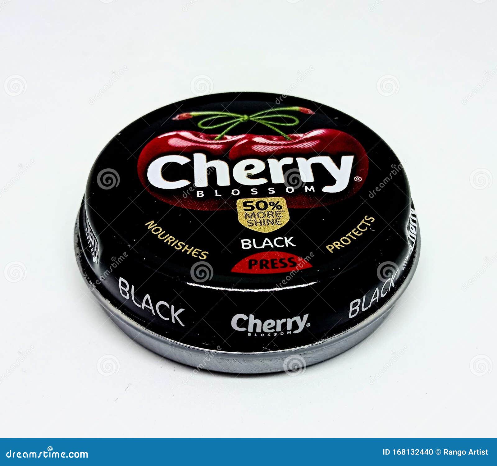 Cherry blossom boot polish editorial image. Image of polish - 168132440