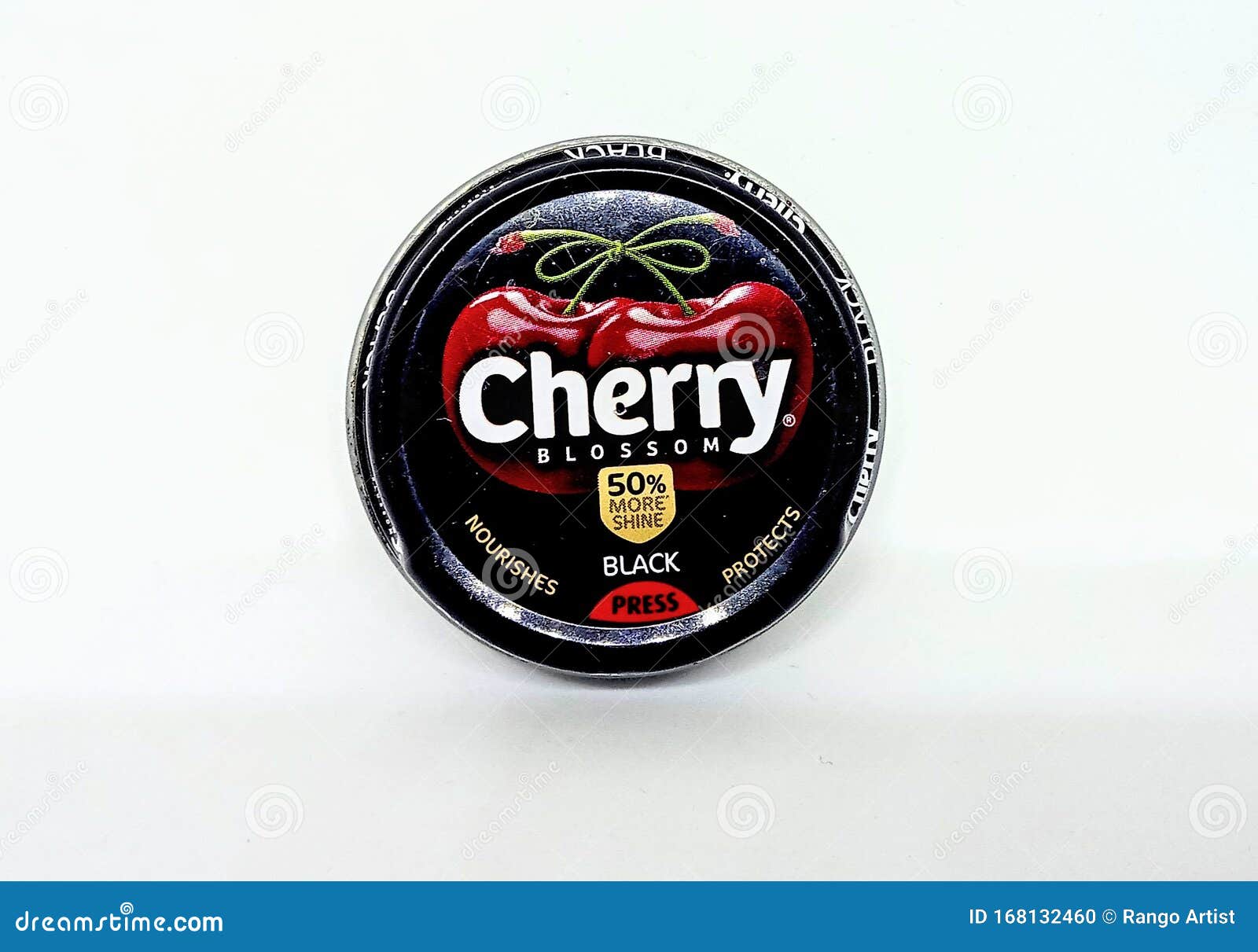 Cherry blossom boot polish editorial image. Image of blossom - 168132460