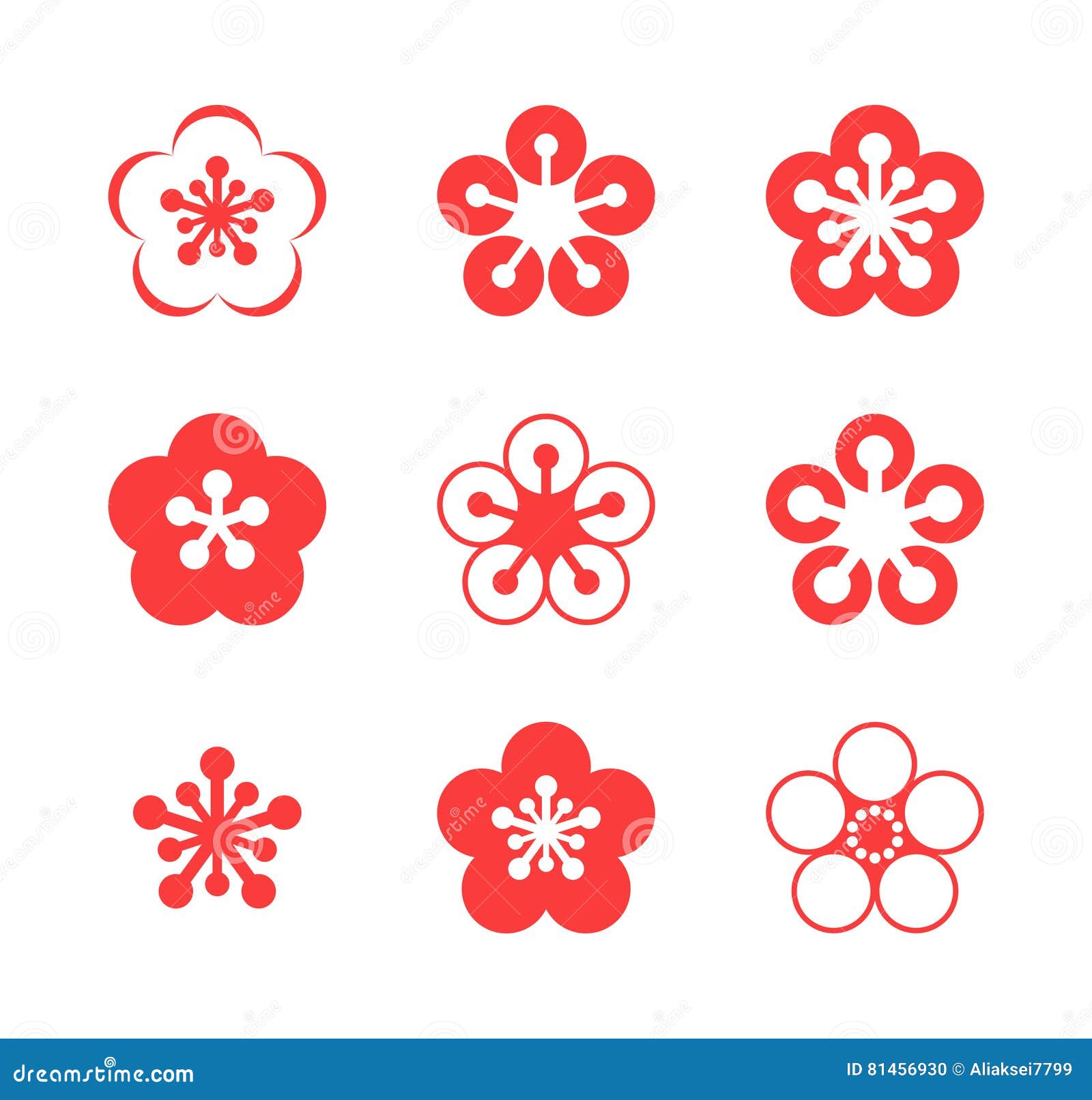 Sakura Icon Vector From Spring Concept. Thin Line Illustration Of ...