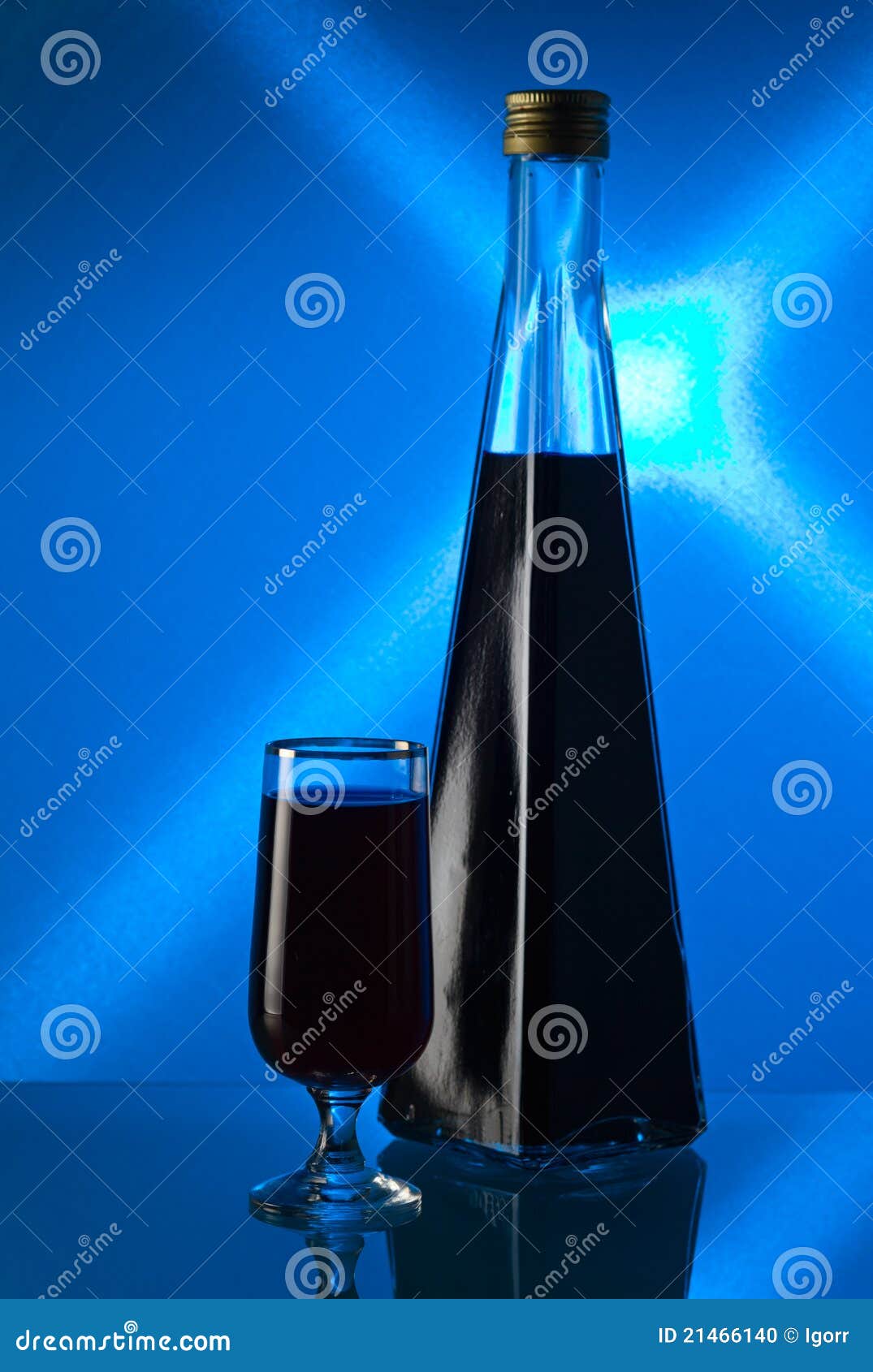 Cherry brandy stock photo. Image of blue, star, crystal - 21466140