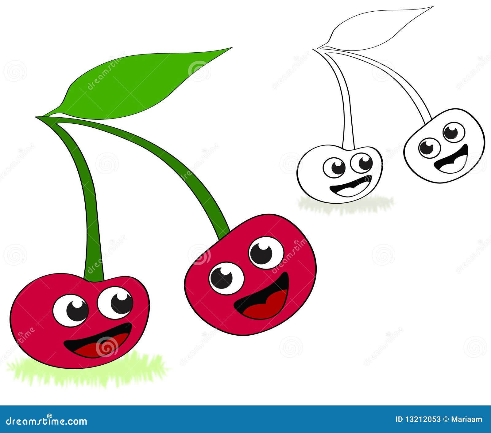 Cherry Cartoon Stock Photos - Image: 13212053