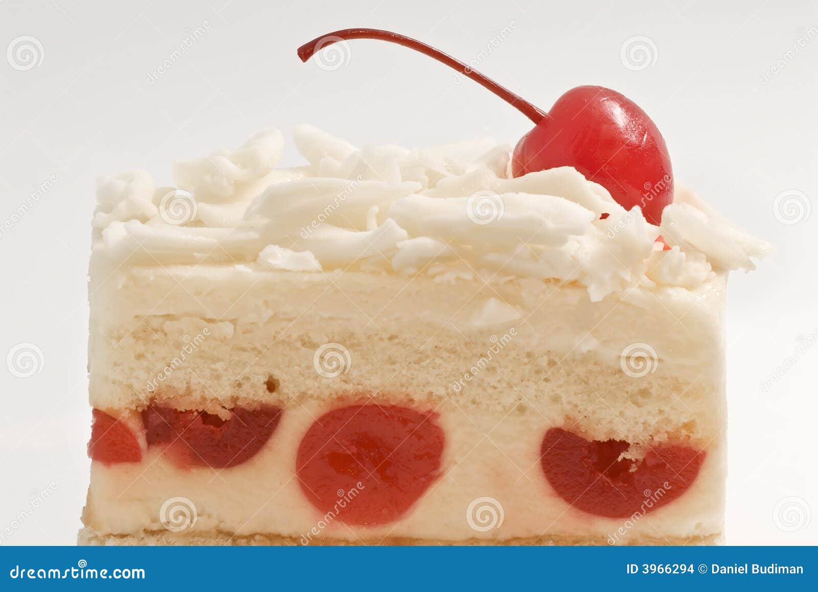 Cherry cheese cake stock photo. Image of slice, dessert - 3966294