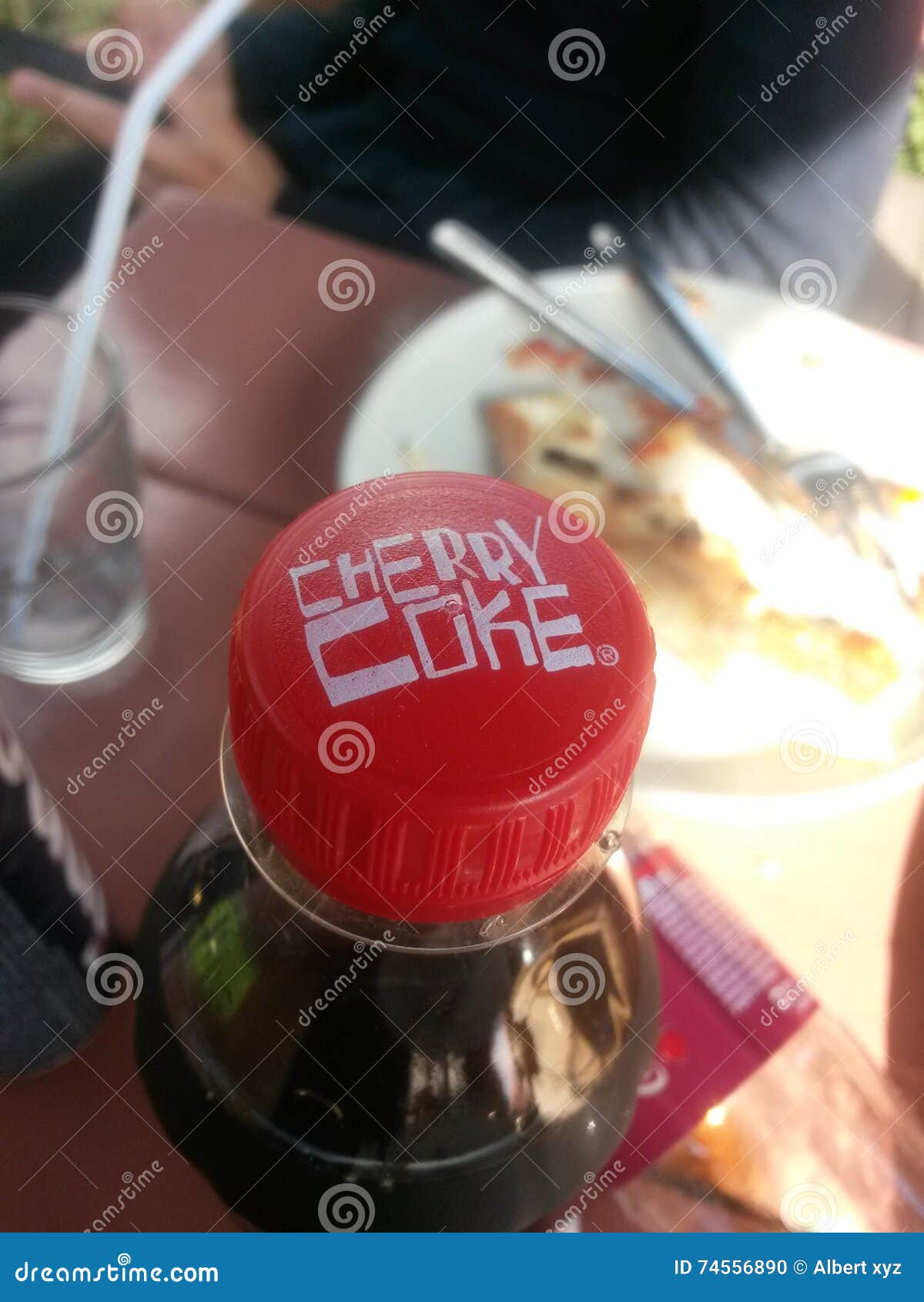 Cherry Coke is love editorial image. Image of love, coke - 74556890